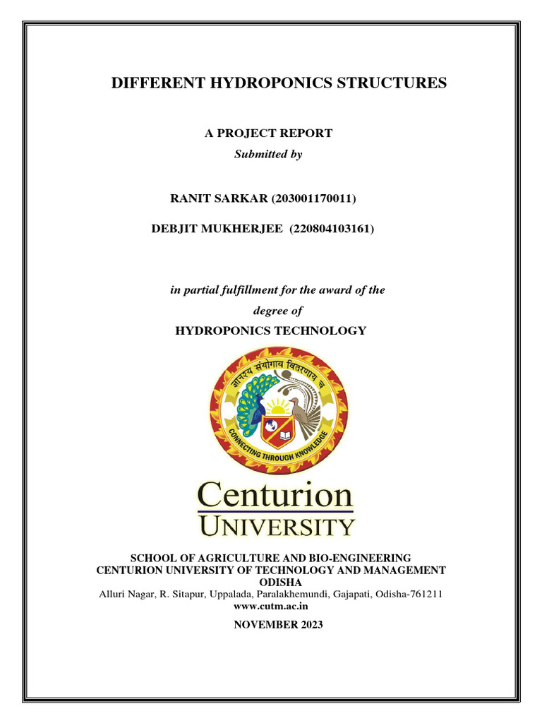 Report 2023 | Download Free PDF | Hydroponics | Agriculture