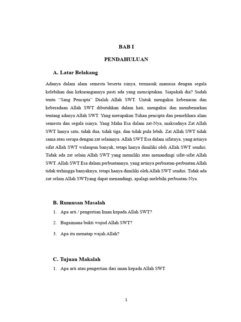 Isi Makalah AIK Rev | PDF | Hukum