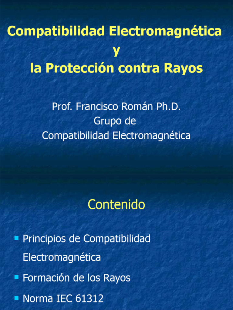 Protecciones Francisco Roman | PDF | Relámpago | Electromagnetismo