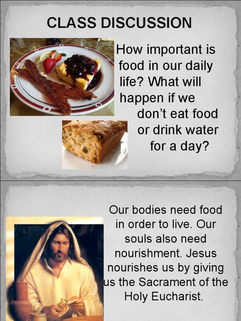 Importance of the Eucharist Explained | PDF | Sacrifice | Eucharist