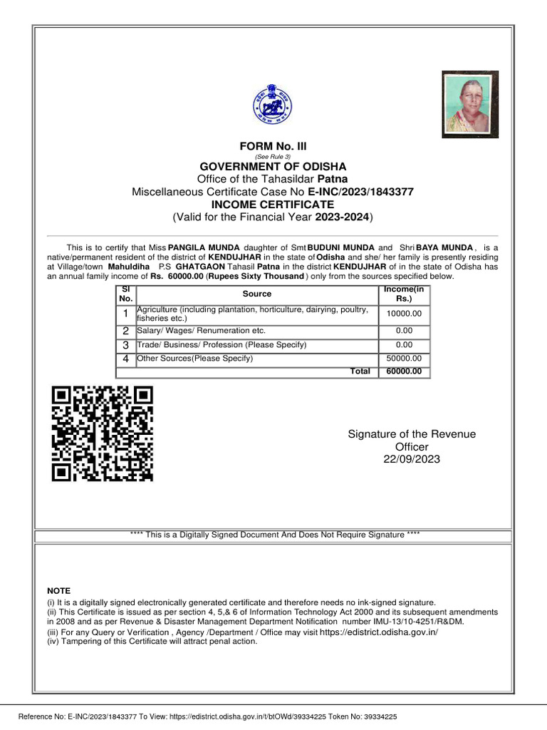 Income Certificate-Compressed | PDF | Economies