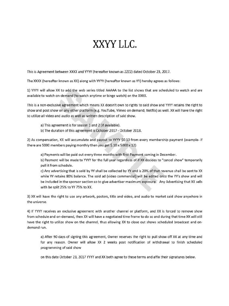 Sample Copyright Document | PDF