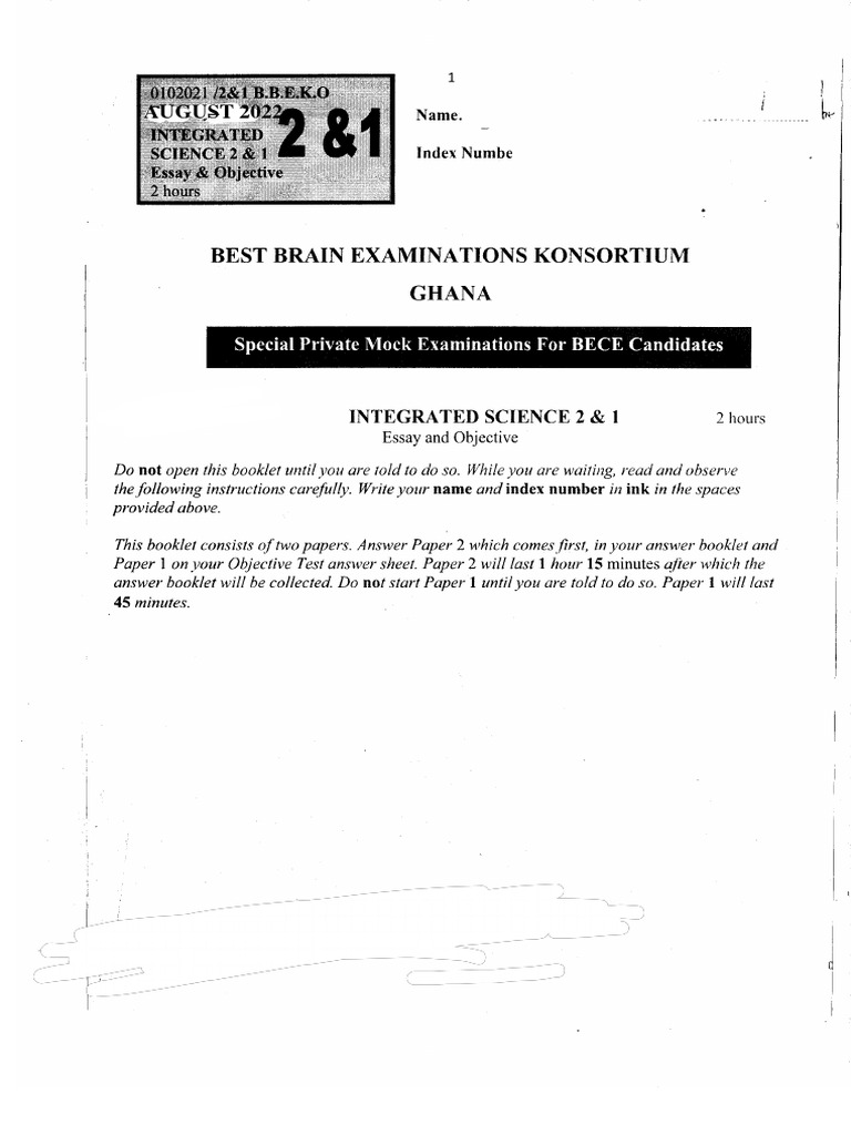JHS Science Exam Questions and Answers | PDF | Materials | Physical ...