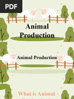 UNIT 3 Animal Production | PDF | Livestock | Agriculture