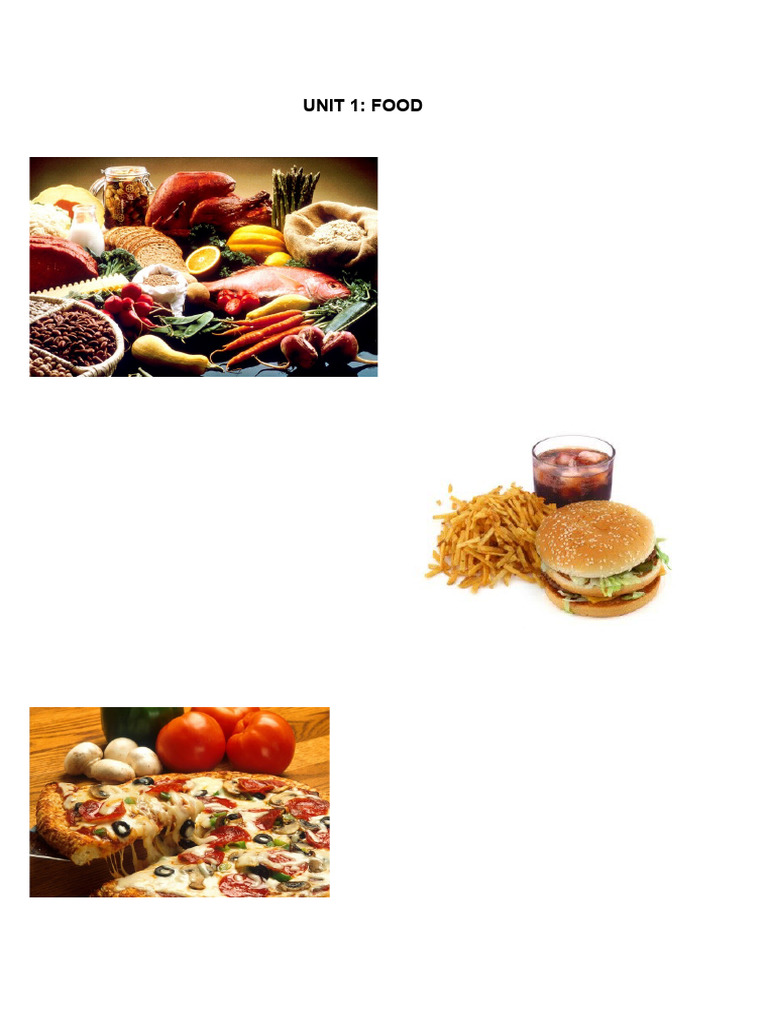 G5 Unit 1 Food | PDF | Food Security | Hunger
