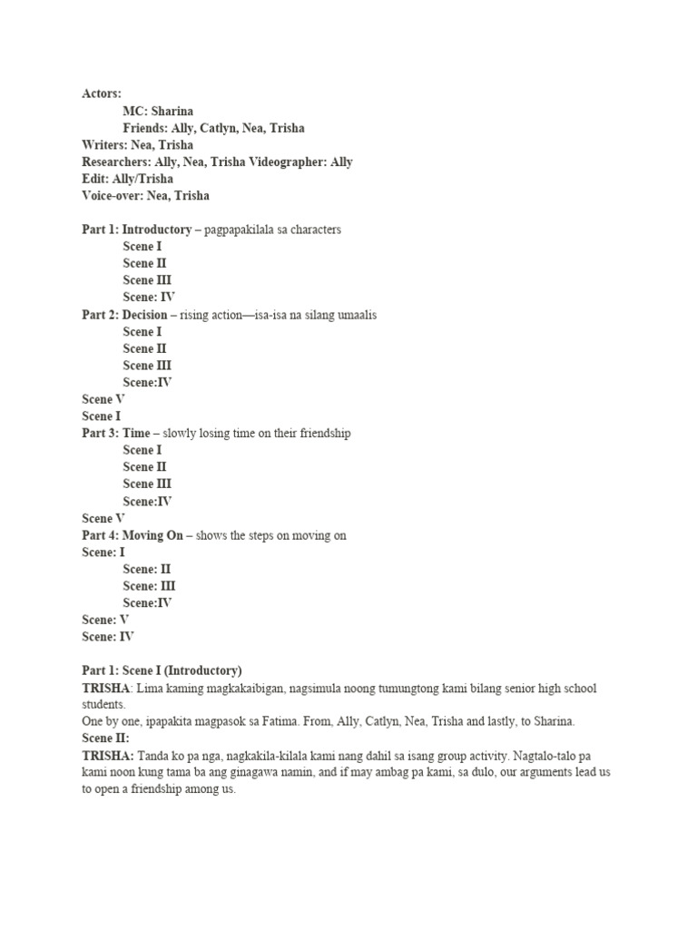 Mil Moving On Script | PDF