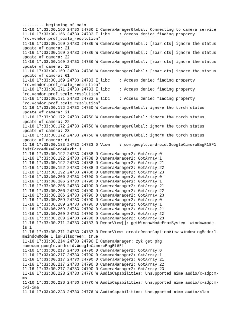 Logcat 1700130780070 | PDF | Computer Engineering | Software Engineering