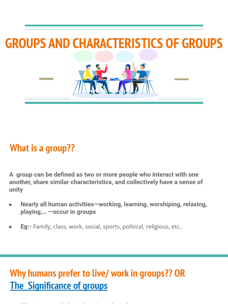 Understanding Group Dynamics | PDF | Identity (Social Science) | Human ...