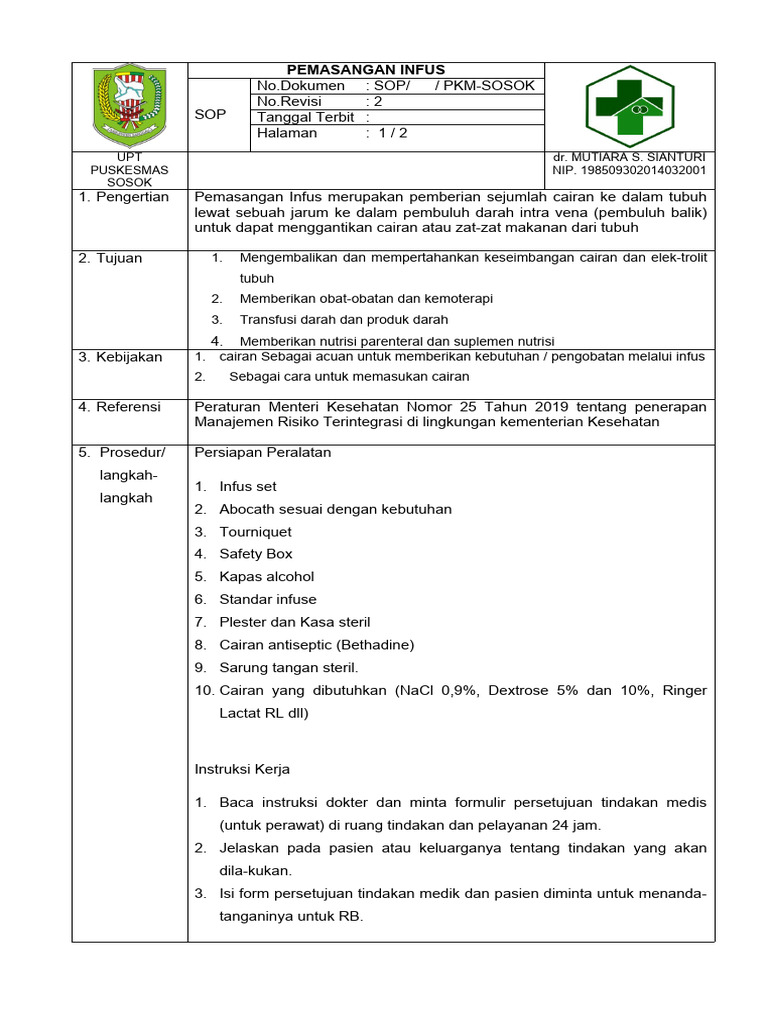 Sop Akre Ance | PDF | Kesehatan Holistik