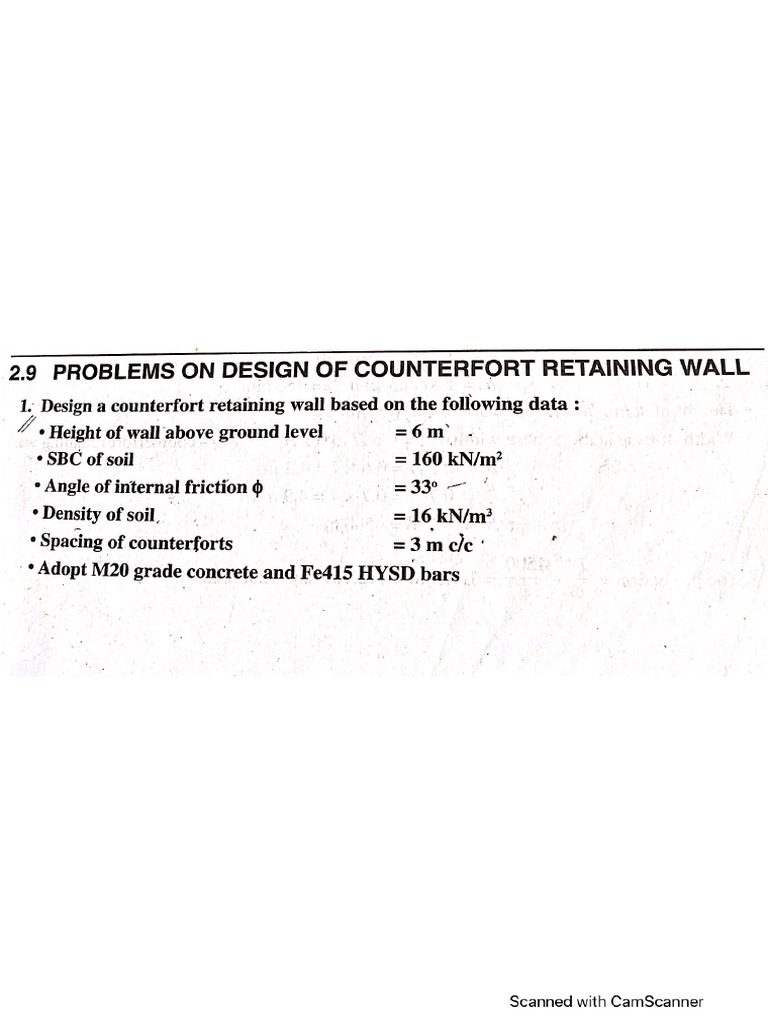 Counterfort Retaining Wall - 20220107144511 | PDF