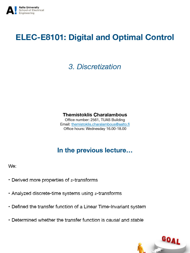 DCS Discretization | PDF | Sampling (Signal Processing) | Theoretical ...