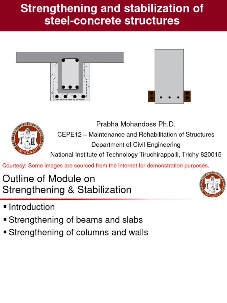 Module 6c - Strengthening | Download Free PDF | Concrete | Column