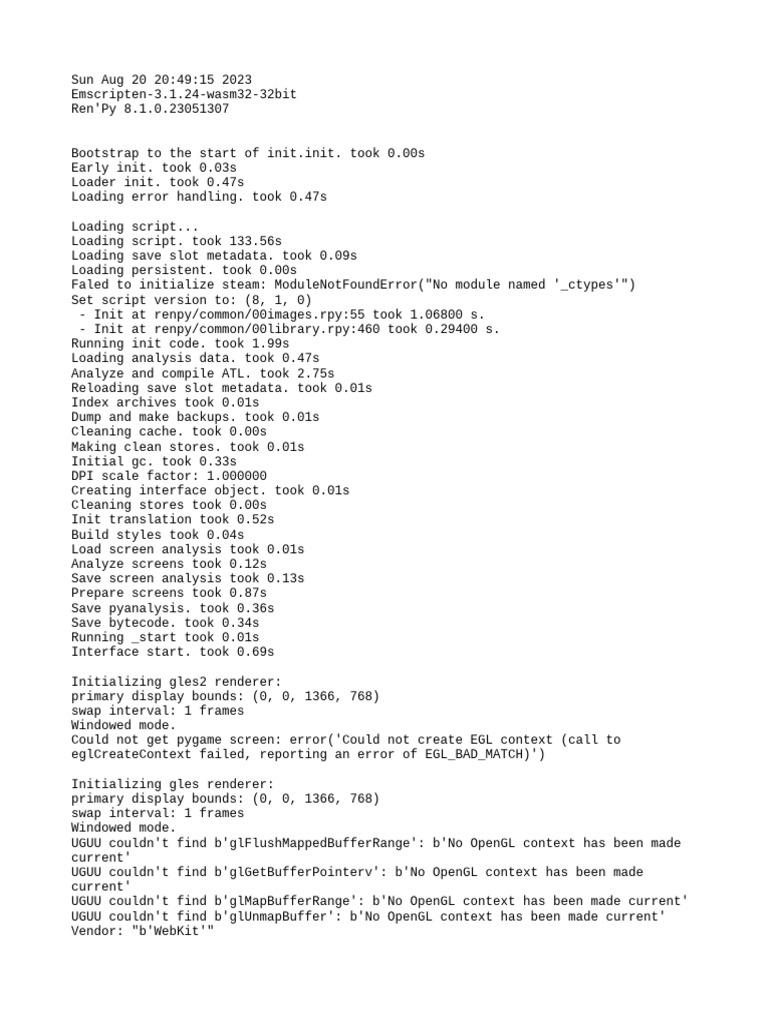 Log | PDF | Web Gl | Texture Mapping