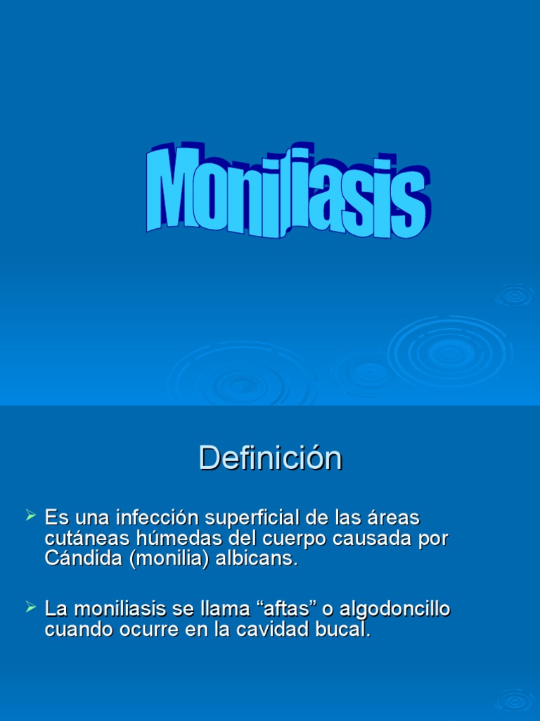 Moniliasis | Candidiasis | Medicamentos con receta
