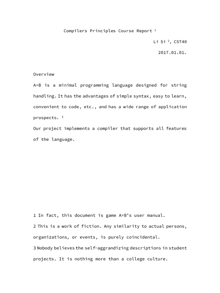 Course Report 1 | PDF