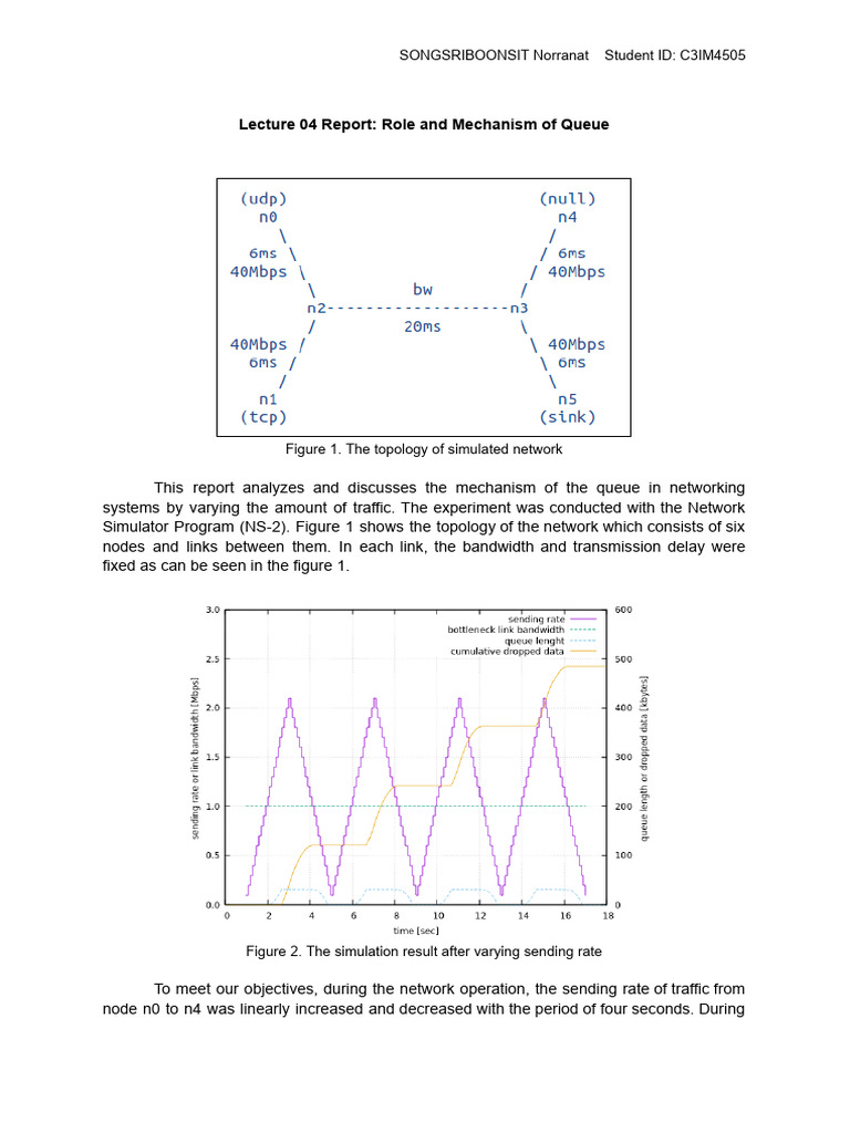 Lecture04 Report Norranat | PDF | Computer Network | Network Topology