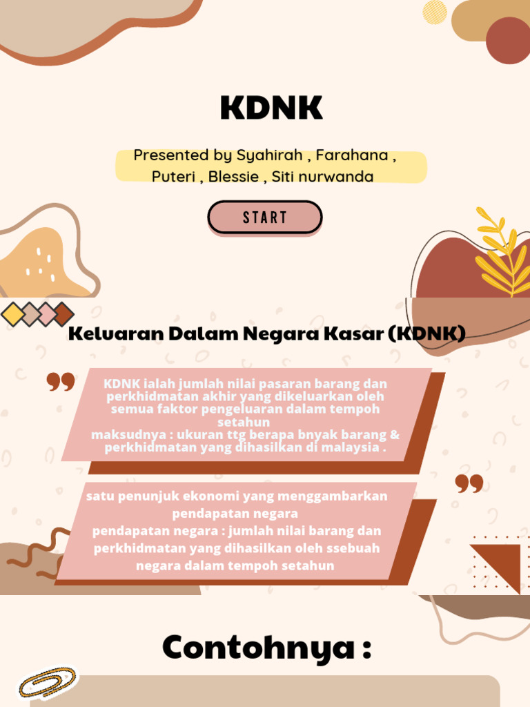 KDNK Ekonomi | PDF