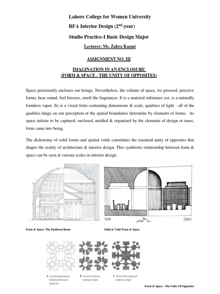 Project III BDM Imagination in An Enclosure | PDF | Space | Surrealism