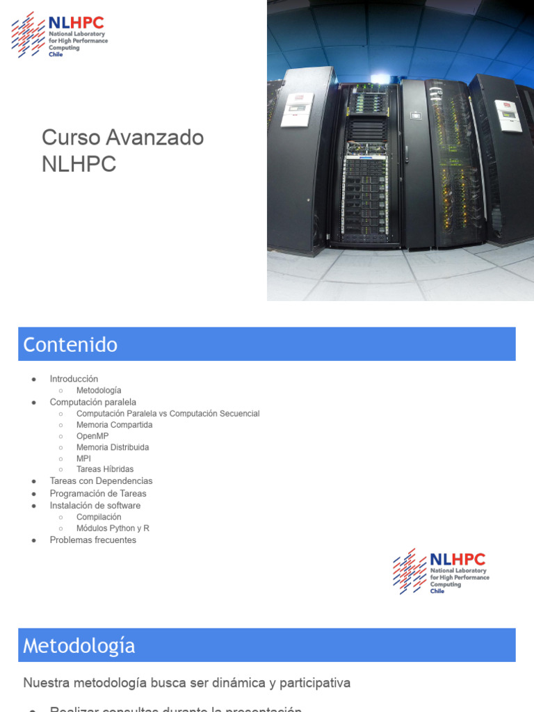 Curso Avanzado NLHPC | PDF | Computación paralela | Compilador