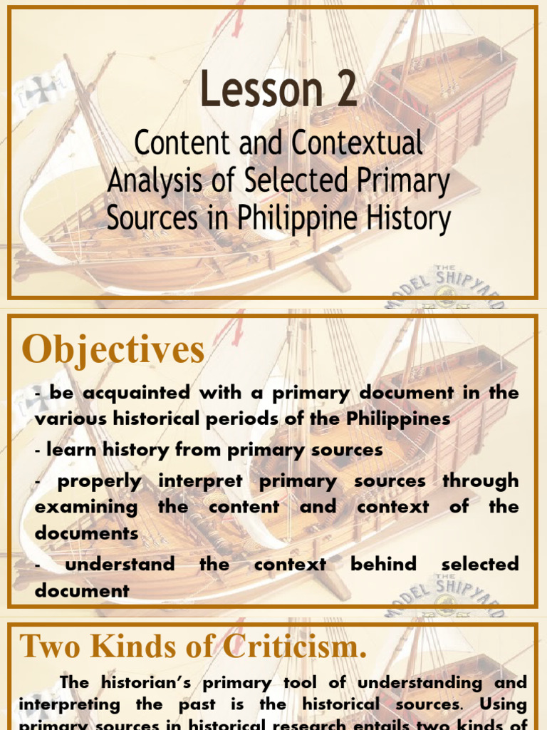 Riph Lesson 2 Analysis Voyage Around The World | PDF | Primary Sources ...