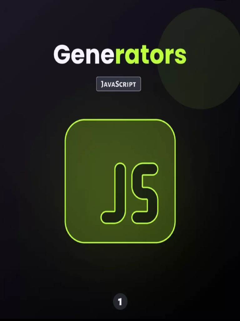 Generators in JavaScript | PDF