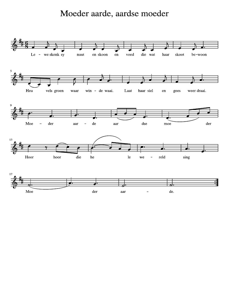 Moeder Aarde, Aardse Moeder Canon in 5 | PDF