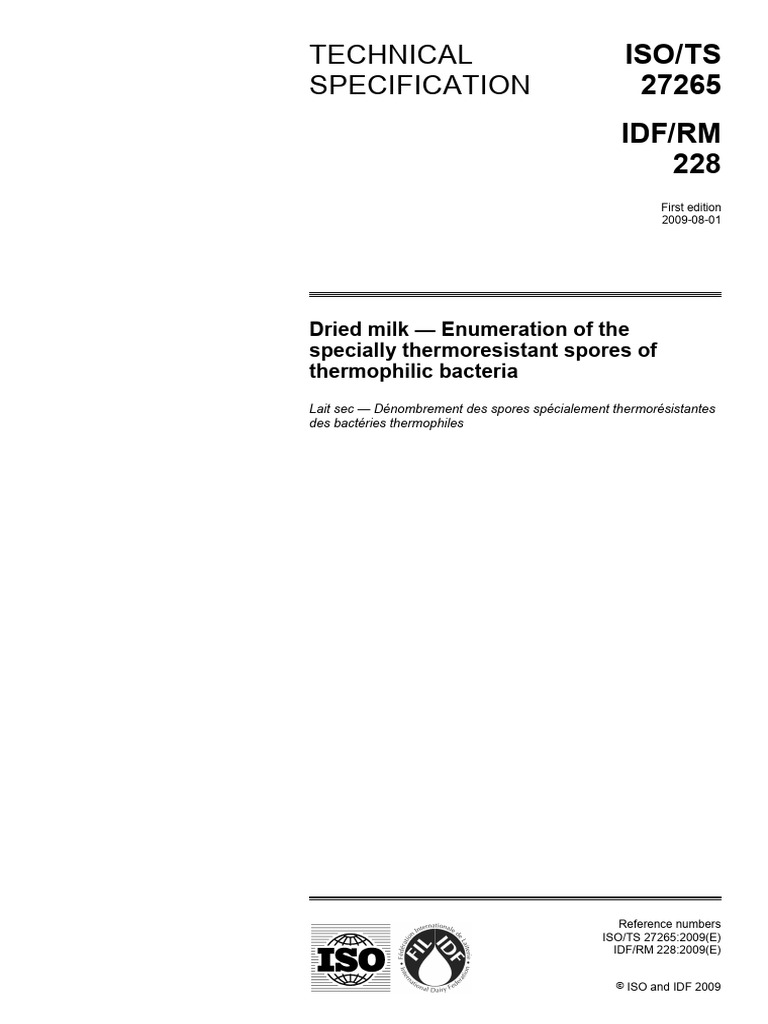Iso TS 27265-2009 | PDF | International Organization For Standardization