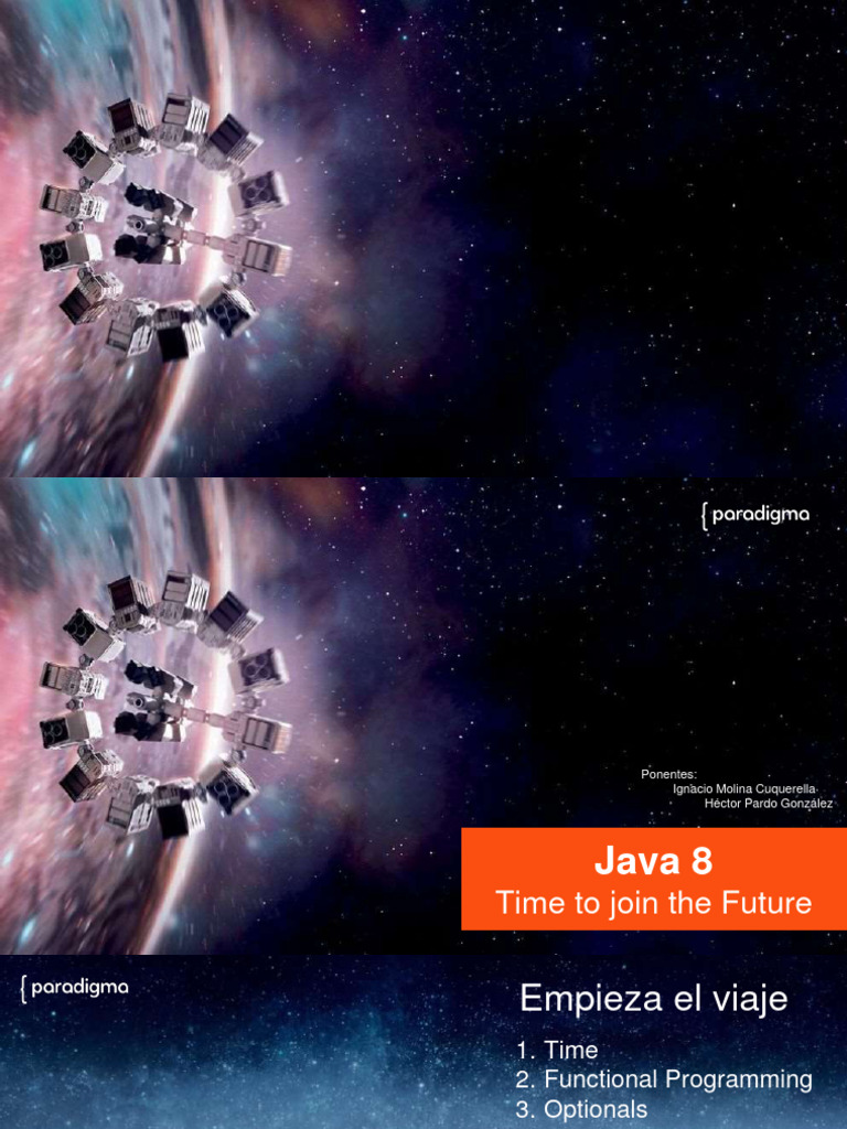 Java 8 - Time To Join The Future | PDF | Java (lenguaje de programación) | Función anónima