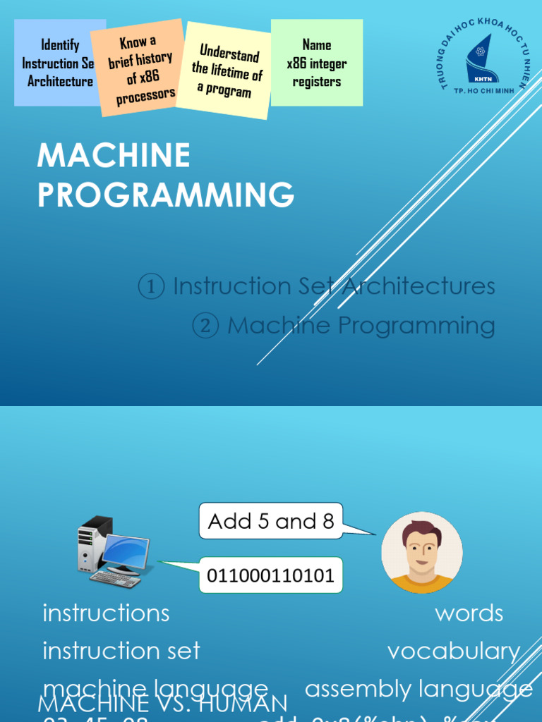 03A Machine Programming Basics v1.2 | PDF | Computer Program | Programming