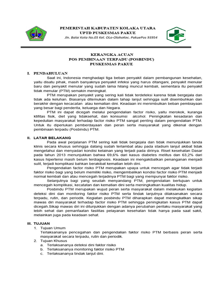 Kak Program PTM | PDF