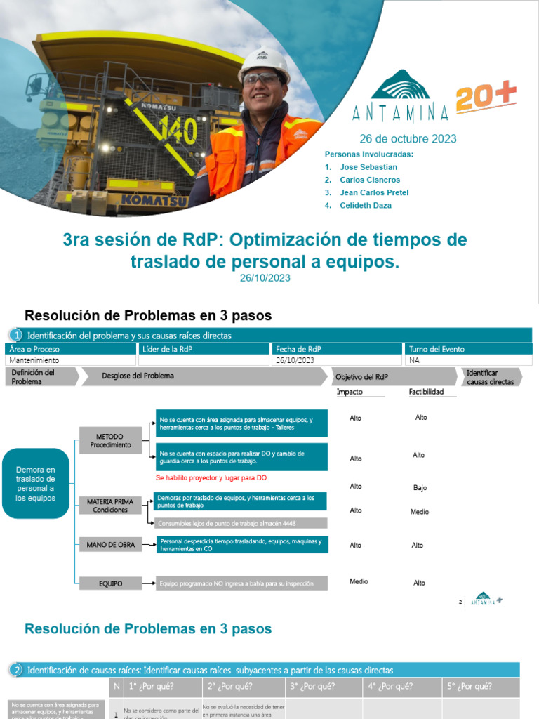 RdP3 - Optimización de Tiempos de Traslado de Personal A Los Equipos - 17!10!23 | PDF