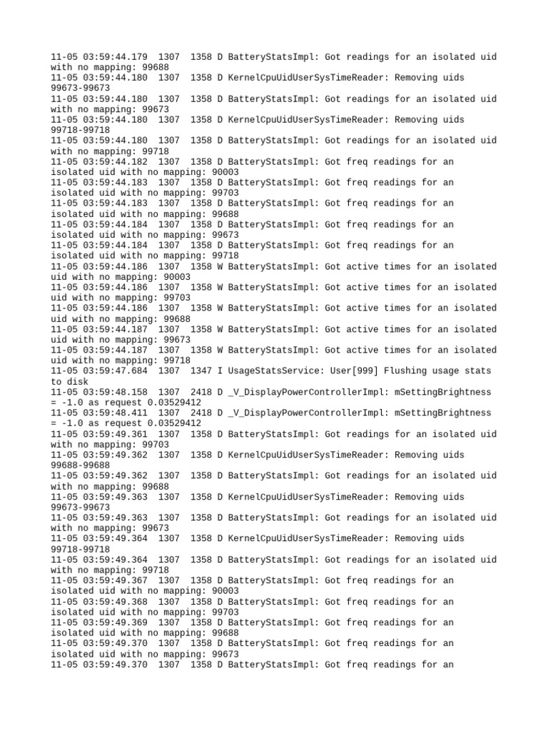 Log | PDF | Software Engineering | System Software