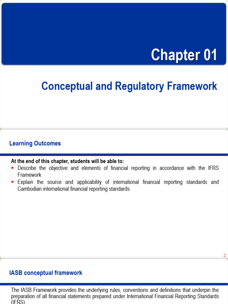 Ch01 - Conceptual and Regulator Framework - v2 | PDF | International Financial Reporting ...