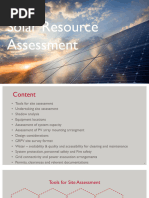 Final Site Assessment Report For PV System Installation Template | PDF
