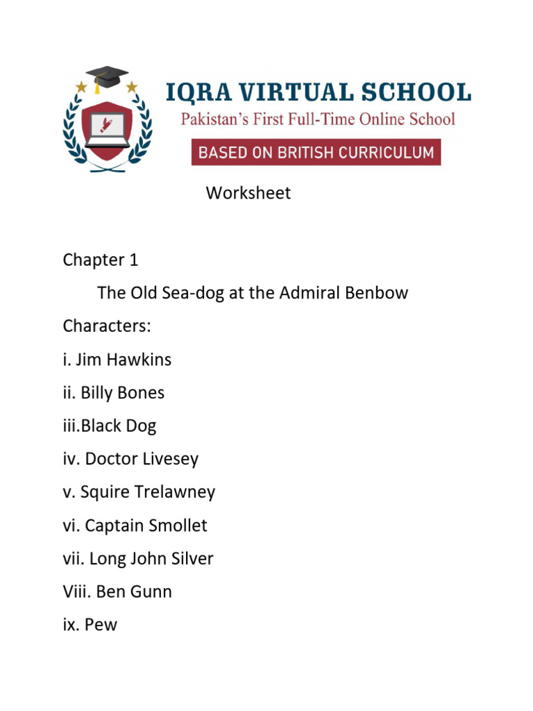 Chapter 1 Treasure Island | PDF | Treasure Island