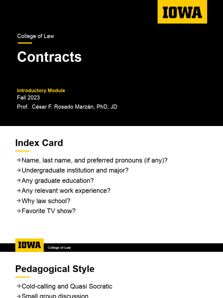 Ks PPT 1 A 2023 Revised | PDF | Consideration | Business Law