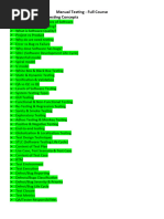 Manual Testing Full NOTES | PDF