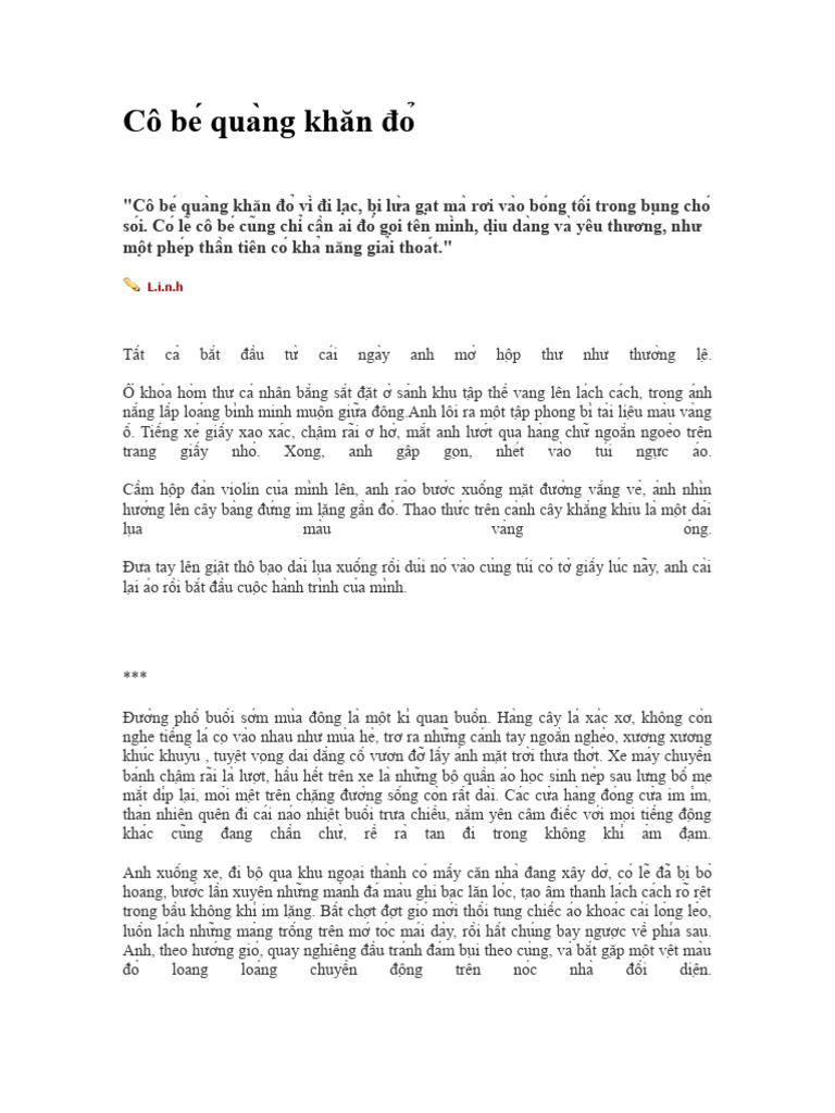 Co Be Quang Khan Do | PDF