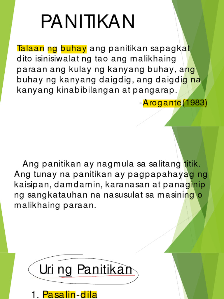 Panitikan Combined | PDF