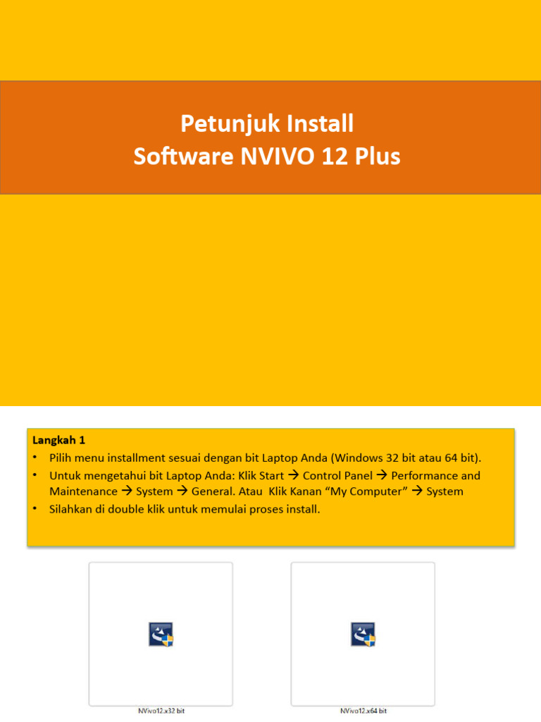 Panduan Instalasi NVivo 12 Plus | PDF