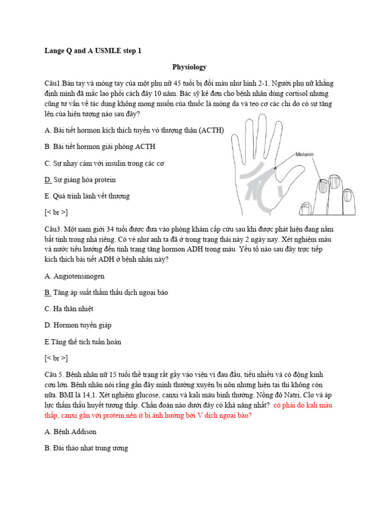Lange Q and A USMLE Step 1 - Trans - EndoBlood | PDF Lange Q and A USMLE Step 1 - Trans - EndoBlood | PDF