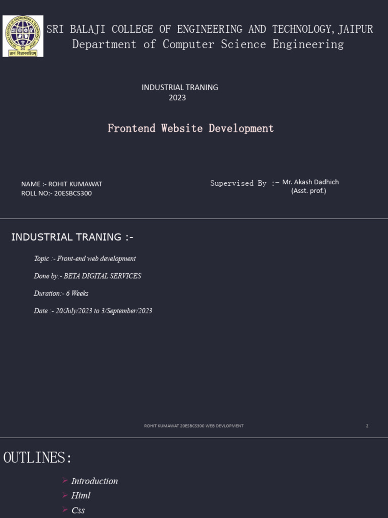 Rohit | PDF | World Wide Web | Internet & Web