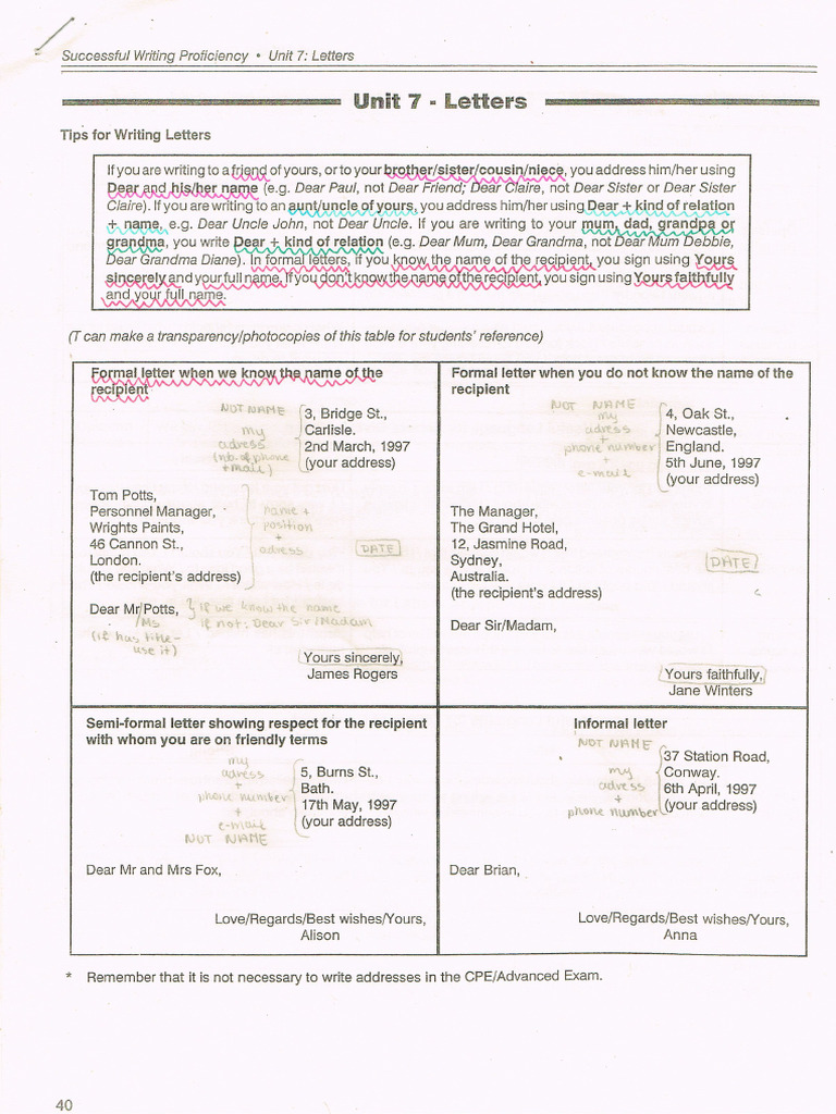 Letters General Revision | PDF