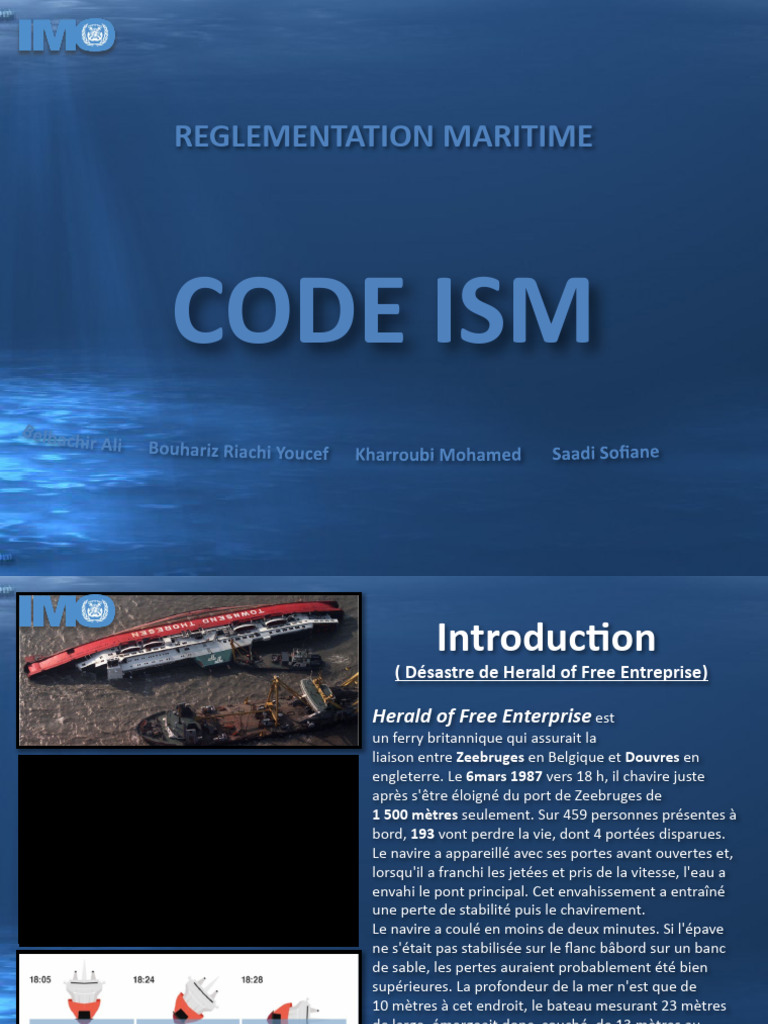 Ism Code | PDF | Transport fluvial et maritime | Bateaux