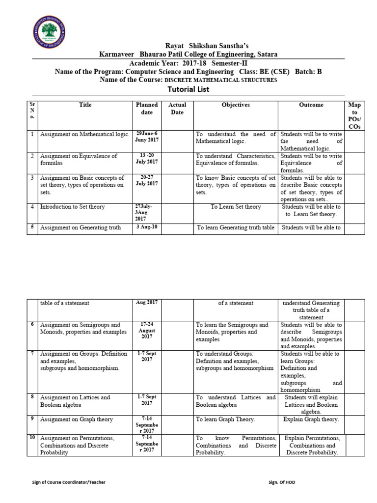 Assignlist B BATCH | PDF | Discrete Mathematics | Group (Mathematics)