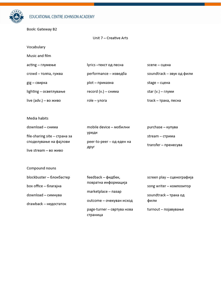 Unit 7 | PDF | Linguistics | Grammar