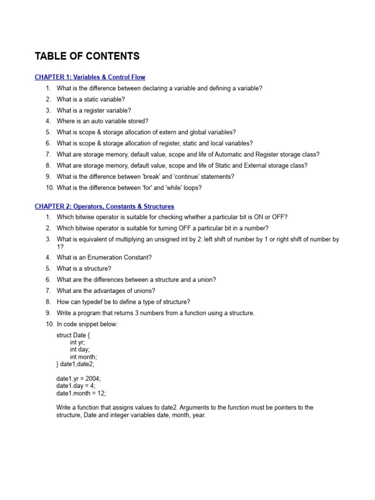 C Question Bank Ebook Vips Pdf Pointer Computer Programming Parameter Computer Programming