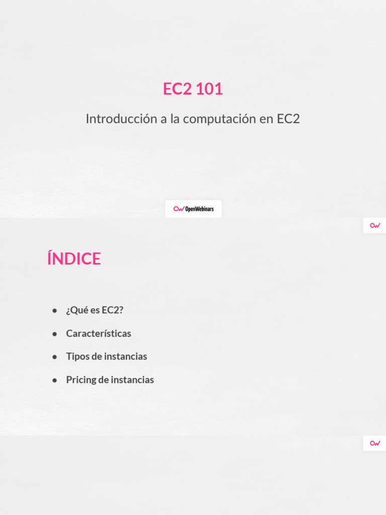 EC2 Lección 1. EC2 101 | PDF | Gestión de tecnología de la información | Software
