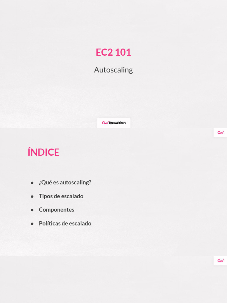 EC2 Leccion 3. Autoscaling Groups | PDF | Computadoras