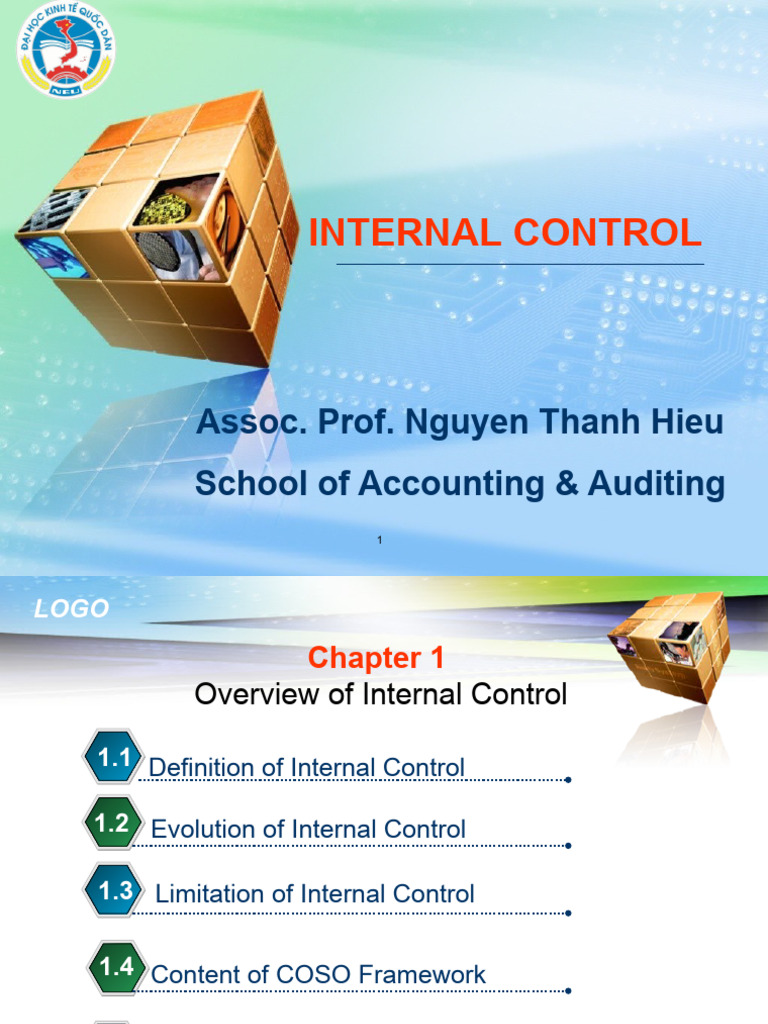 Chapter 1 Overview of Internal Control - 2023 | PDF | Internal Control ...